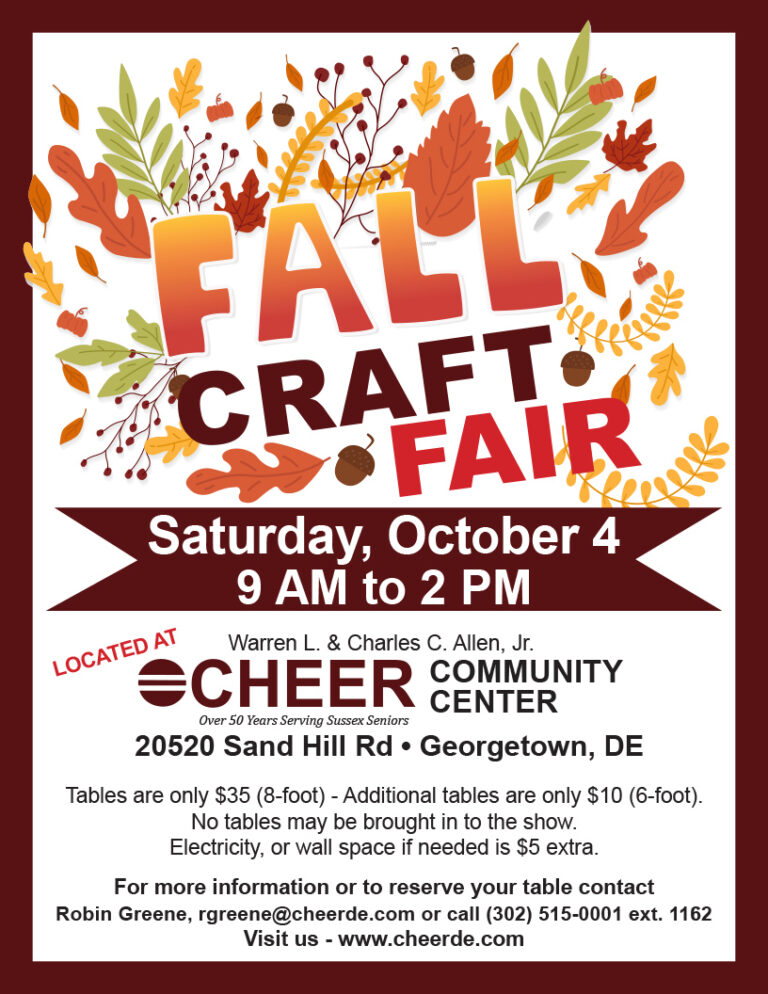 Fall Craft Show - Cheer DE