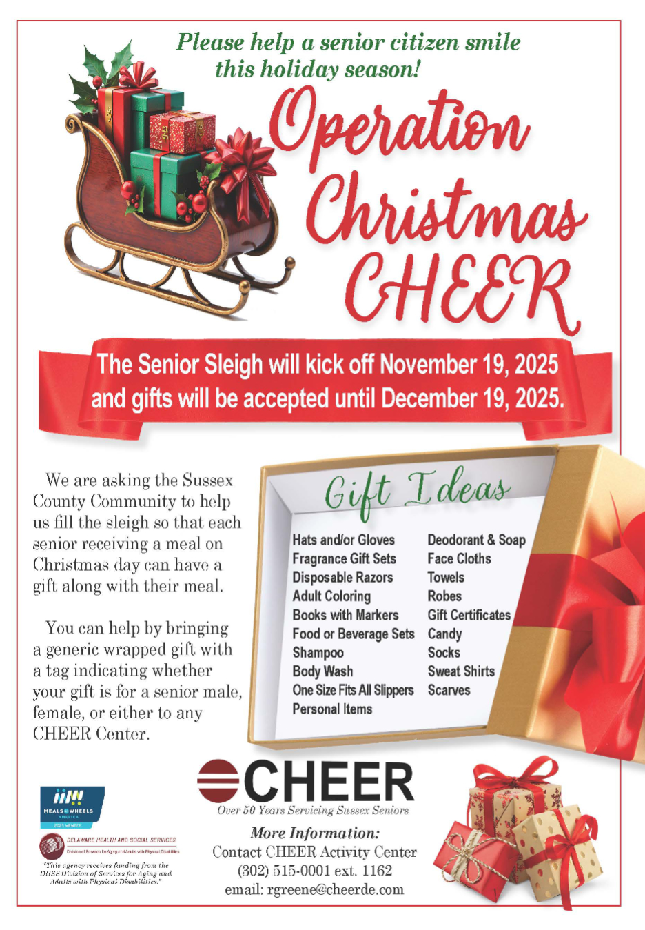 Upcoming Events - Cheer DE